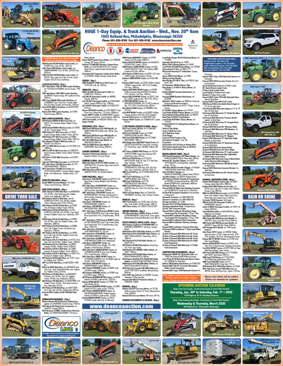 Deanco Auctioneers | Trusted Auction Services in the Southeastern US