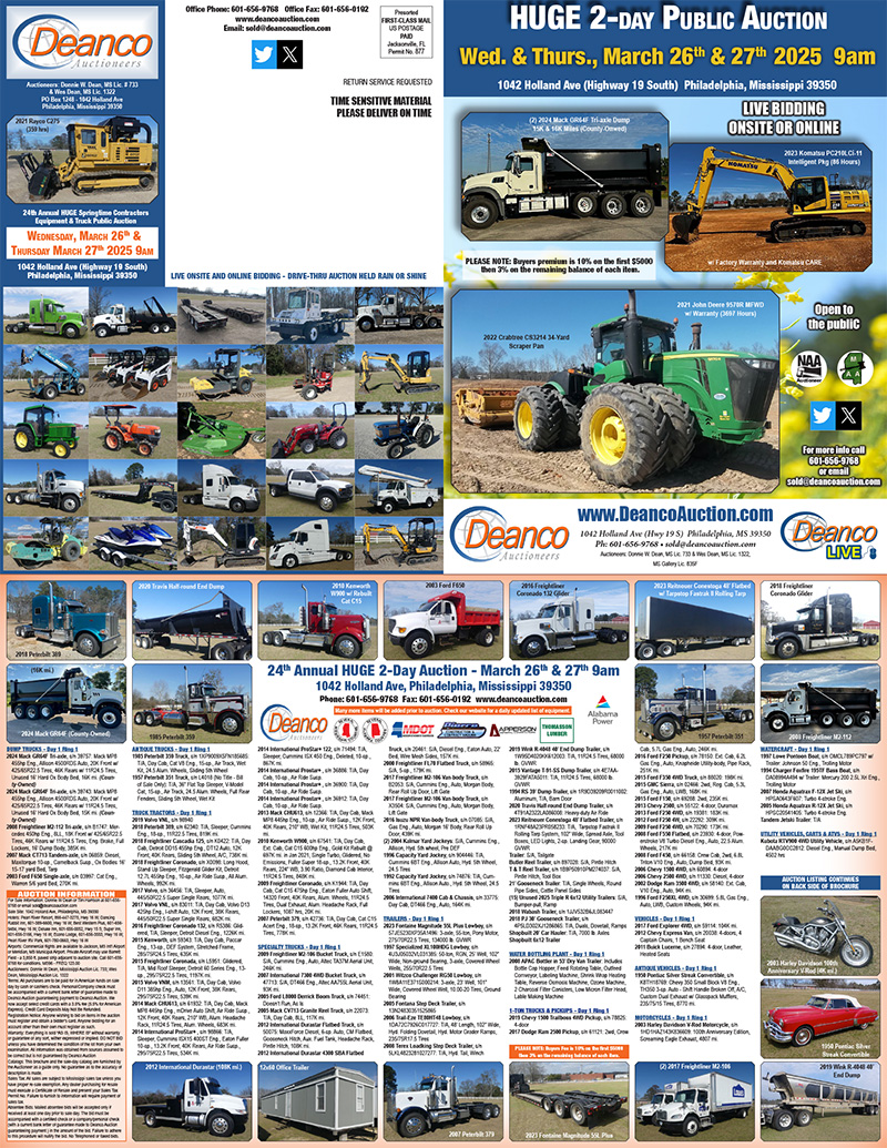 Deanco Auctioneers | Trusted Auction Services in the Southeastern US